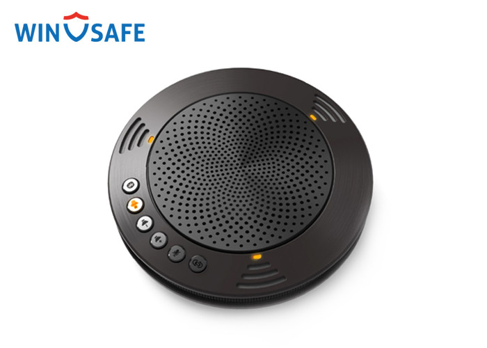 Black PC Bluetooth Conference Room Microphone USB Auto Adjust Human ...